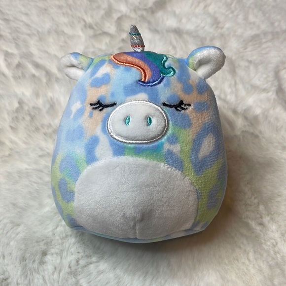 Squishmallows | Toys | Nazina Blue Leopard Unicorn Squishmallows | Poshmark